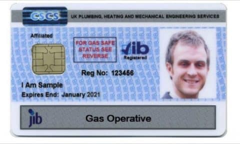 CSCS – Cards_Core – Gas Operative blue card - Joint Industry Board