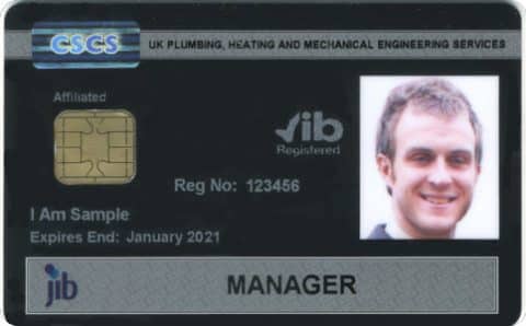 CSCS - Cards_Core - PMES Manager black card - Joint Industry Board