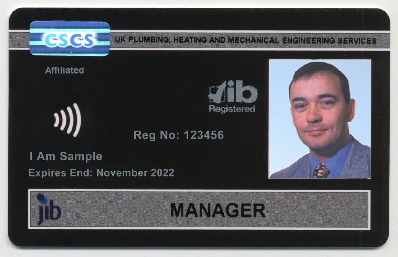 CSCS – Cards_Core – PMES Manager black card - Joint Industry Board