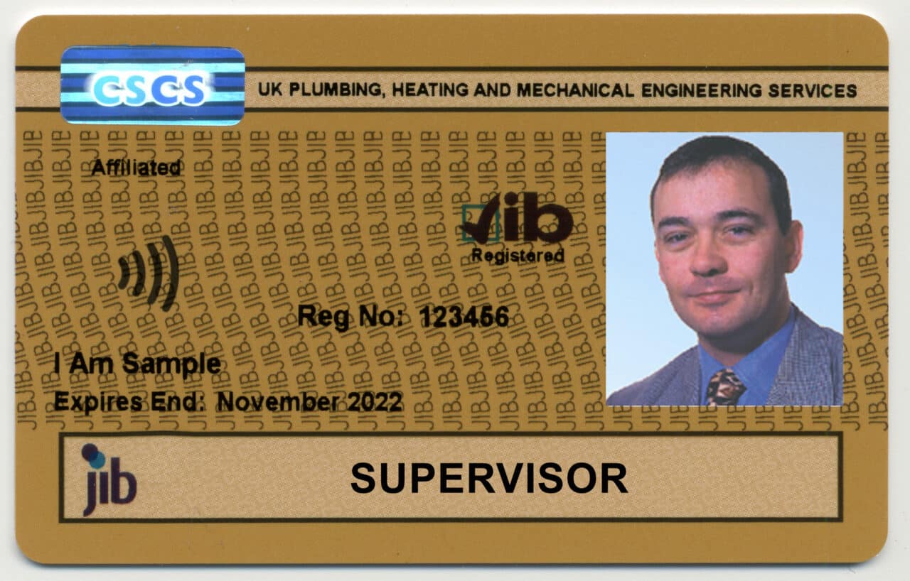 CSCS – Cards_Core – PMES Supervisor gold card - Joint Industry Board